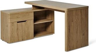 Jahnke Eckschreibtisch CU-Libre 150 E Montana Eiche