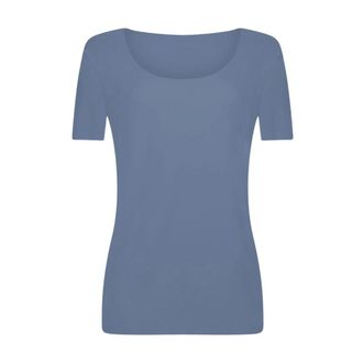 Wolford Schlichtes Mattes Top - - Tops - Damen - Blau - XS