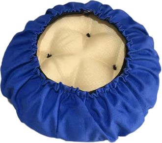 Generic Rundes Dickes Stuhlkissen Hockerbez&uuml;ge runde Sitzkissenbez&uuml;ge f&uuml;r Barhocker gepolstert mit Gummib&auml;ndern rutschfeste Unterseite f&uuml;r Holz/Metallst&uuml;hle (