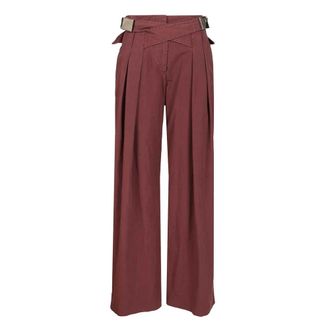 The Attico Canvas Hose - - Trousers - Damen - Lila - M