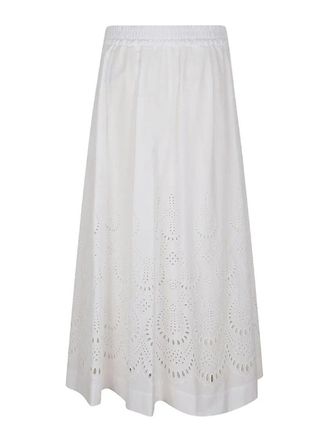 P.A.R.O.S.H. P. A.R. O.S. H. Jupe Midi - Blanc