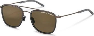 Porsche Design Homme, Accessoires, Brun, Taille: 56 MM P8692 C Lunettes de soleil