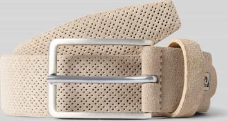 Pierre Cardin G&uuml;rtel aus echtem Leder in Suede-Optik