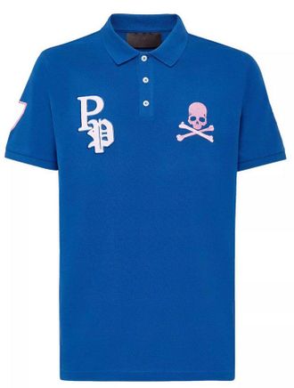 Philipp Plein Poloshirt SS Multi Skull Logo Polohemd