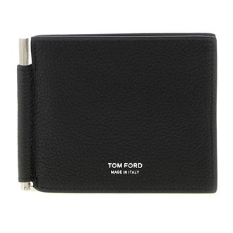 Tom Ford Hammered Leather Card Holder - - Accessories - Herren - Schwarzk - ONE SIZE