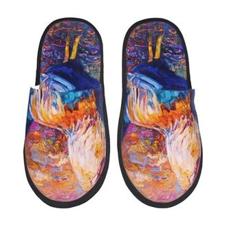 Generic Coq Unisexe Chaussons Respirantes Pantoufles Antid&eacute;rapantes Slippers Pour Hiver Ext&eacute;rieur Int&eacute;rieur M