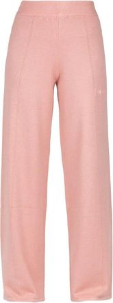 Hinnominate Wide Knit Sweatpants - - Trousers - Damen - Rosa - M