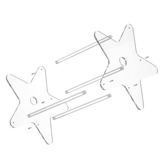 Valiclud Buchst&auml;nder Aus Acryl F&uuml;r Schallplatten CDs Und Zeitschriften Dokumentenst&auml;nder F&uuml;r Schreibtisch Modernes Design Langlebig Und Stabil