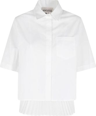 Semicouture Femme, Blouses et Chemises, Blanc, Taille: 40 FR Shirt Dominga