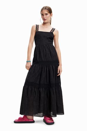 Desigual Damen Vest_karen 2000 Dress, Schwarz, XL EU