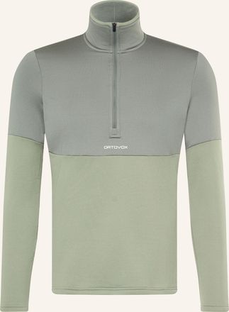 Ortovox Midlayer Light Zip Neck gruen