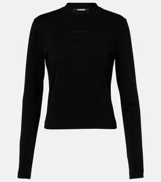 Jacquemus T-shirt en coton mélangé à logo