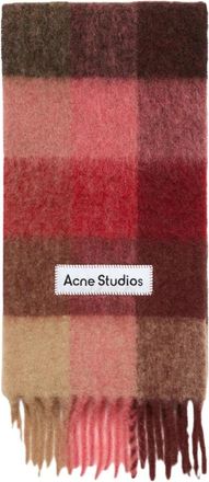 Acne Studios Mohair Karierter Schal - - Accessories - unisex - Mehrfarbig - ONE SIZE
