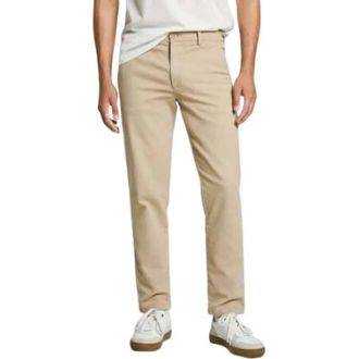 Pepe Jeans London Beige Chino Gymdigo Concrete Hose - - Trousers - Herren - Beige - W33