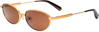 Jacquemus Lunettes de soleil Alba - Femme - Accessoires - Jaune - Taille: ONE Size