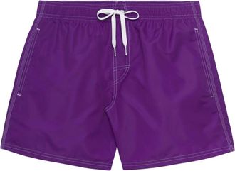 Sundek Homme, Maillots de bain, Violet, Taille: M Iconic Taffeta Swim Shorts