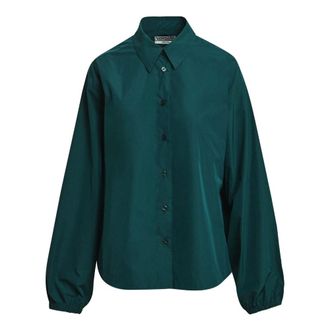Essentiel Femme, Blouses et Chemises, Vert, Taille: 38 FR Kooper2 Oversized Shirt