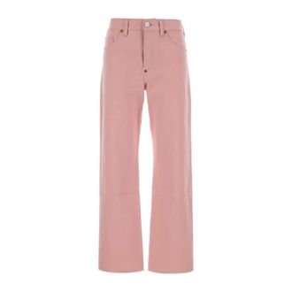 Kenzo Femme, Jeans, Rose, Taille: W25 Jean Droit en Denim Japonais