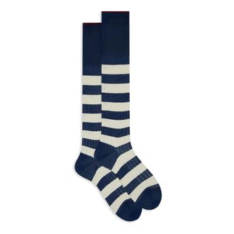Gallo Gallo, Homme, Sous-vêtements, Multicolore, Taille: L Chaussettes longues pour hommes fabriquées en Italie en coton