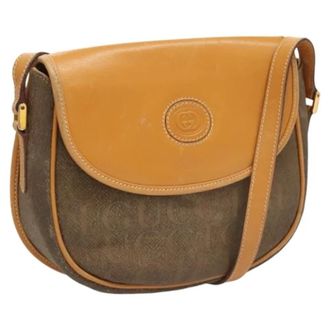 Gucci Pre-owned Toile sacs-gucci - Femme - Pre-owned - Brun - Taille: ONE Size