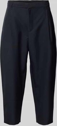 Maison Kitsun&eacute; Straight Fit Stoffhose mit Bundfalten