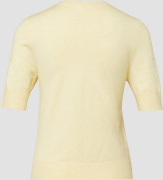 s.Oliver Kurzarmpullover Strickpullover Weicher Kurzarm-Strickpullover aus Viskosemix