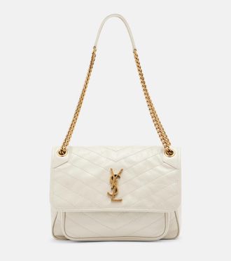 Saint Laurent Sac &agrave; bandouli&egrave;re Niki Medium en cuir