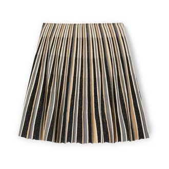 Motivi Plissee-Rock mit Lurexstrick - - Skirts - Damen - Schwarzk - XS