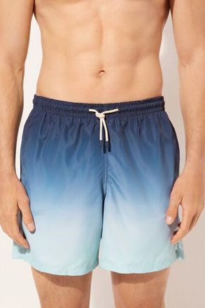 Calzedonia Bade-boxershorts Mit Muster F&uuml;r Herren Formentera Blau