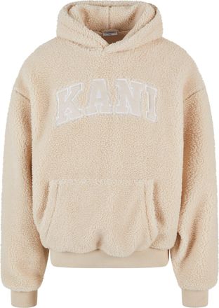 Karl Kani Serif Teddy Hoodie Light Sand, XXL