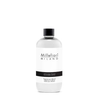 Millefiori Milano Refill Nachf&uuml;llflasche f&uuml;r Duftdifussor mit der Duftnote White Paper Flowers 500ml, 7REWF