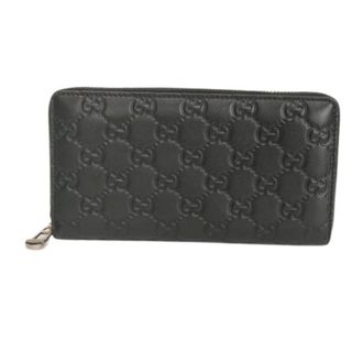 Gucci Portefeuille long en cuir Signature Pre-owned - Femme - Pre-owned - Noir - Taille: ONE Size