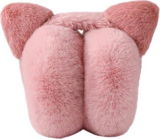 Generico Cache-oreilles dhiver chaud anti-vent pour femme - Pour temps froid - Pour sports de neige, course &agrave; pied, cyclisme, Rose fonc&eacute;, Consulte la descripci