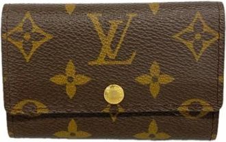 Louis Vuitton unisex, Pre-owned, Brun, Taille: ONE Size Porte-cl&eacute;s 6 cl&eacute;s Pre-owned