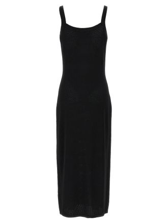 Alexander Wang Womens Black Viscose Midi Dress