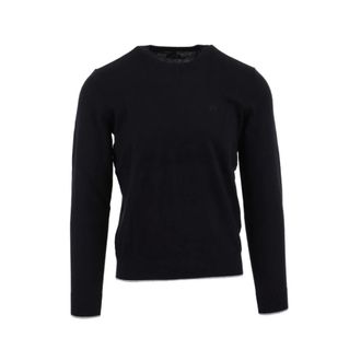A|X Armani Exchange Homme, Pulls, Noir, Taille: XL Long Sleeve Crew Neck Sweater