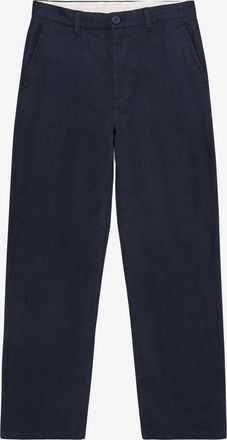 Knowledge Cotton Apparel Herren vegan Hose Chuck Regular Aus Flanell Night Sky Blau