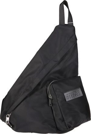 Maison Margiela Homme, Sacs, Noir, Taille: ONE Size Triangle Crossbody Bag