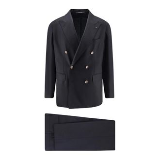Tagliatore Double Breasted Suits - - Suits - Herren - Schwarzk - S