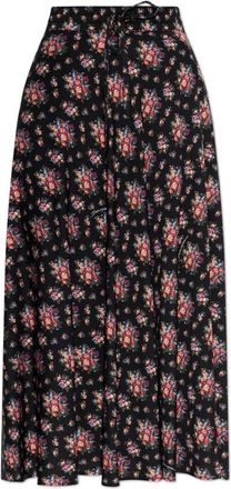 Dolce & Gabbana Femme, Jupes, Multicolore, Taille: 38 FR Jupe en soie &agrave; motif floral
