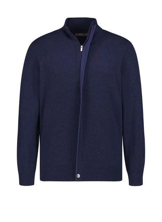 Boggi Milano Herren Pullover blau unifarben