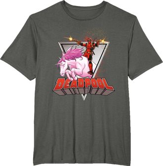 Deadpool Rides a Unicorn T-Shirt