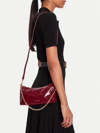 Coccinelle Handtasche THJ Coccinelle Aura Shiny E5 THJ 55 01 01 Dunkelrot