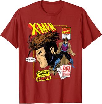MARVEL X-Men Cajun Gambit Remy LeBeau Comic Art T-Shirt T-Shirt
