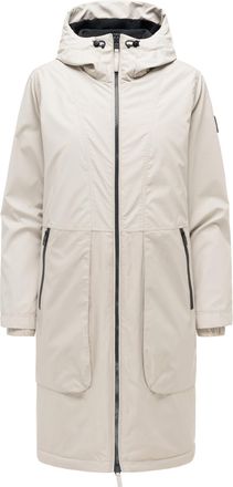 Navahoo Damen Parka &Uuml;bergangsjacke Edelumhang mit Kapuze