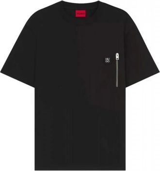 HUGO BOSS Homme, Tops, Noir, Taille: XL Dargentee T-Shirt