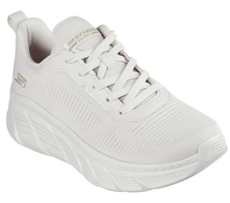 Skechers Sneaker SKECHERS BOBS B FLEX HI-FLYING HI, Damen, Gr. 35, wei&szlig; (sanftes wei&szlig;), Textil, Schuhe Sneaker, Trainingsschuh, Schn&uuml;rschuh, Freizeitschuh in v