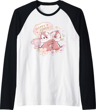 Disney Chip n Dale Happy Times Sakura Spring Cherry Blossom Raglan