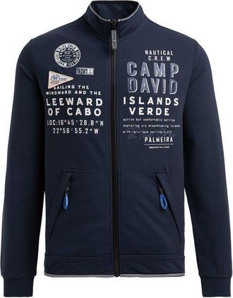 Camp David Sweatjacke mit reflektierenden Details