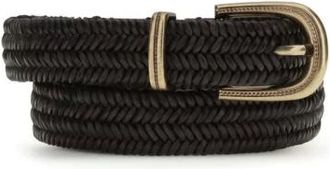 Brunello Cucinelli Femme, Accessoires, Brun, Taille: ONE Size Bos Taurus Regular Belt